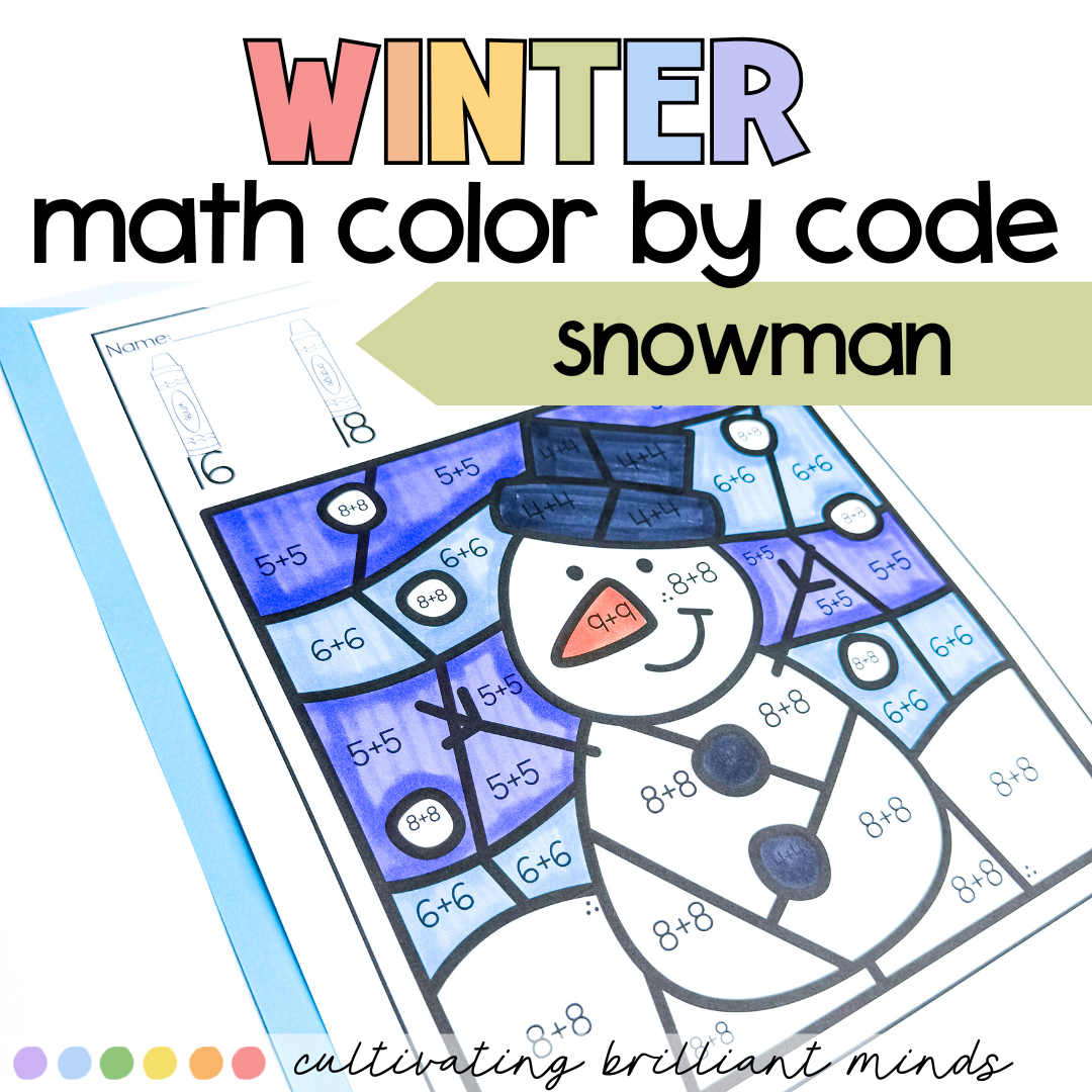 Snowman Math Worksheets - Printable Worksheets Templates
